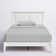 Three Posts™ Markovich Solid Wood Platform Bed In Twin - Gloss White & Reviews | Wayfair